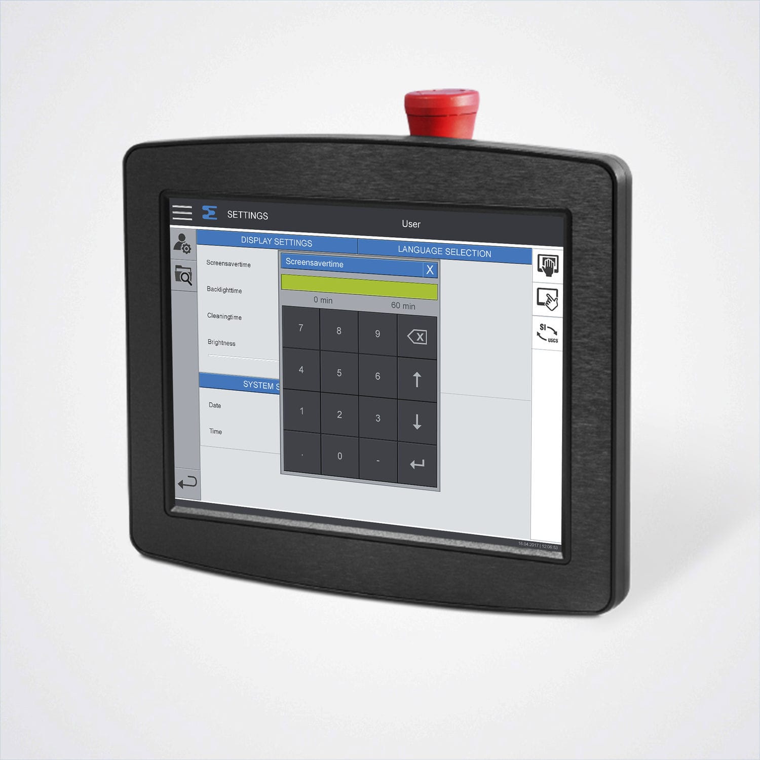 Operating panel with touch screen - HGT 835 - SIGMATEK GmbH & Co KG ...