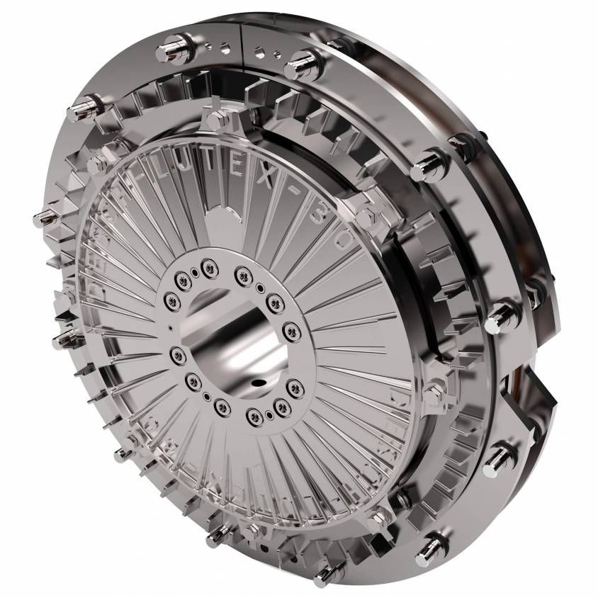 Friction clutch and brake - Lutex® series - DESCH - pneumatic / hydraulic