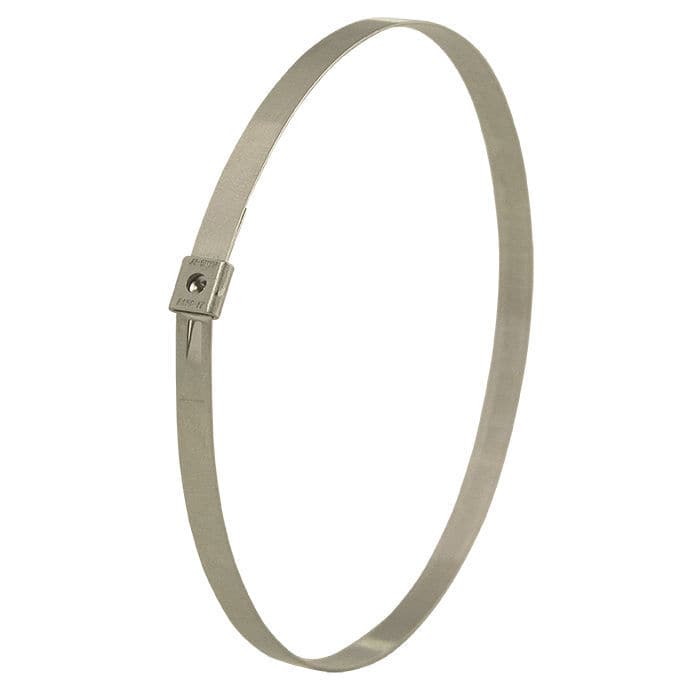 Stainless steel cable tie - MINI TIE-LOK® - BAND-IT - with tab / smooth