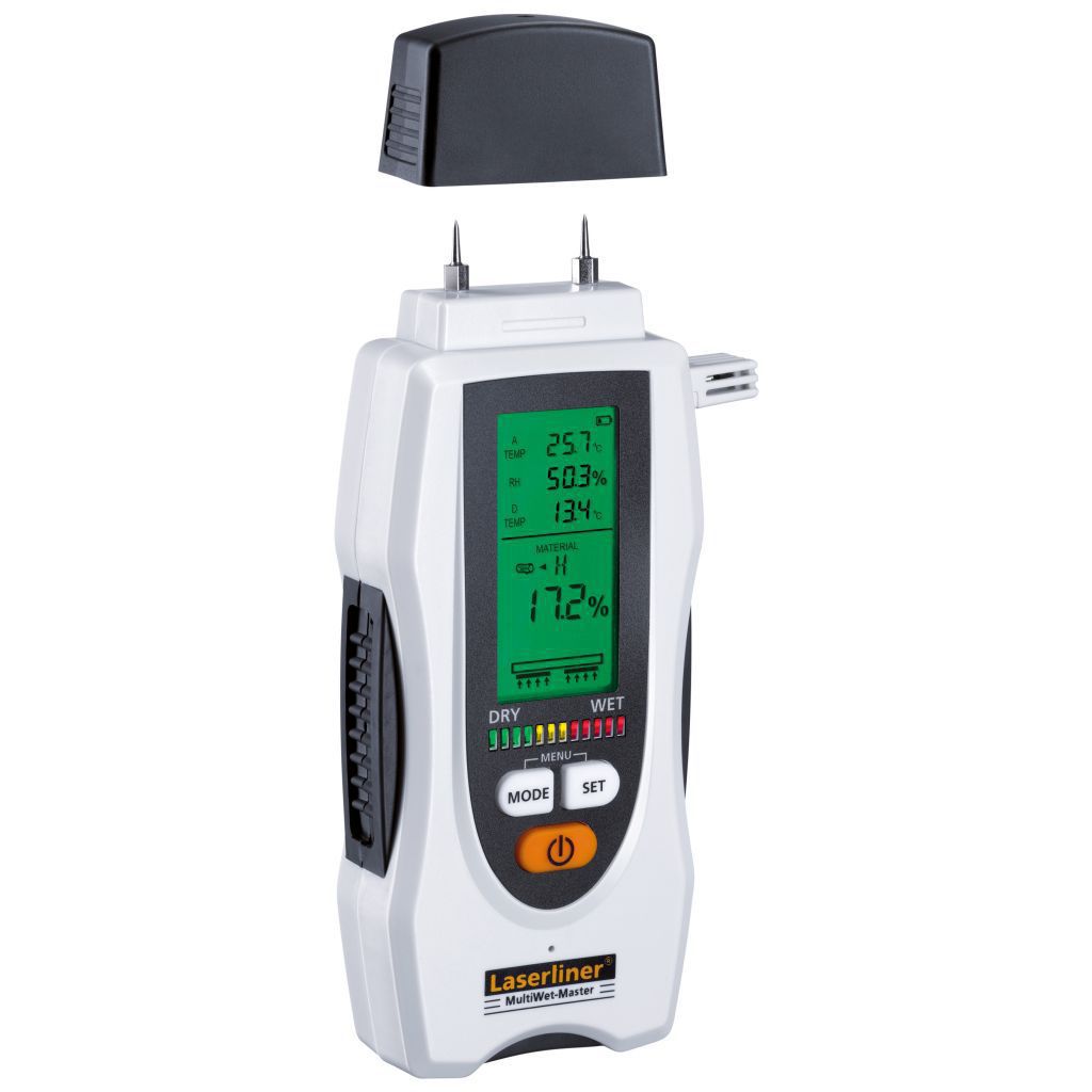 Moisture measuring instrument - MultiWet-Master - Laserliner - digital ...