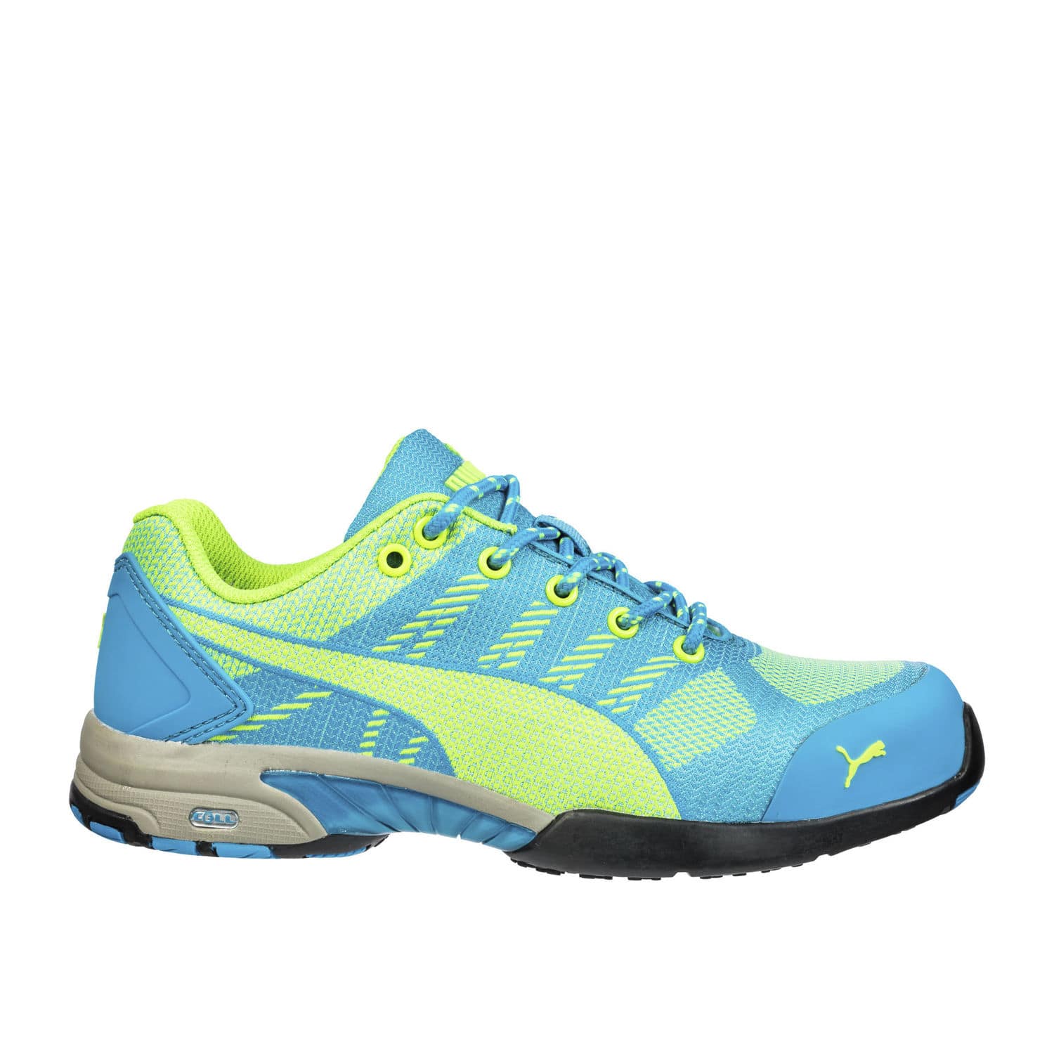 Anti-slip safety shoes - CELERITY KNIT BLUE WNS LOW - PUMA SAFETY SHOES ...
