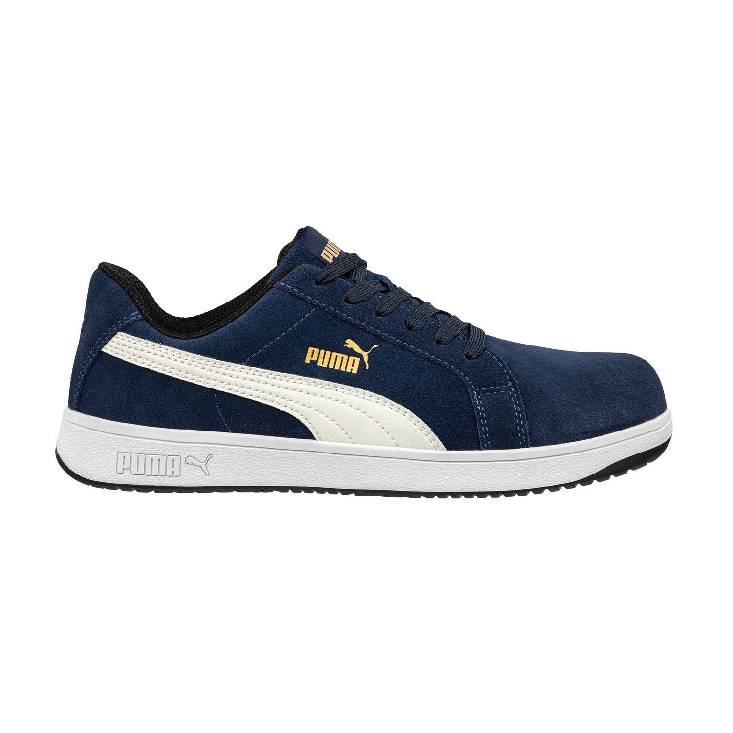 Anti-slip safety shoes - ICONIC SUEDE NAVY LOW - PUMA SAFETY SHOES ...