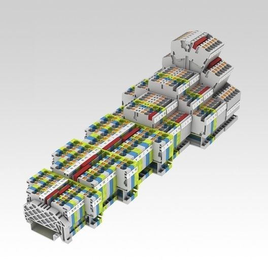 Push-in terminal block - FRK - CONTA-CLIP Verbindungstechnik GmbH - spring