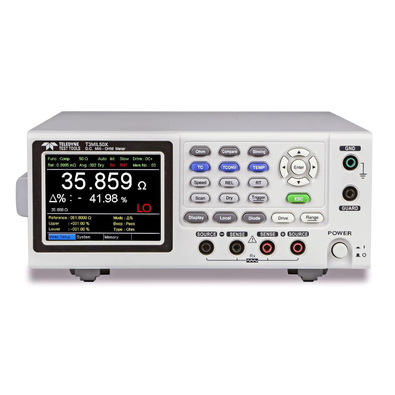 Digital milliohmmeter - T3MIL50 - Teledyne LeCroy Europe - bench-top ...