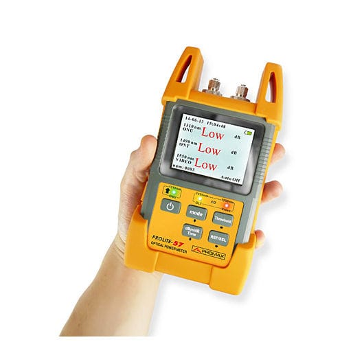 Optical power meter - PROLITE-57 - PROMAX ELECTRONICA - digital / portable