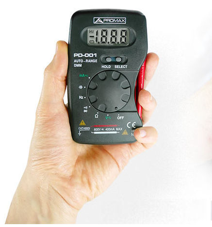 Digital multimeter - PD-001 - PROMAX ELECTRONICA - pocket / 600 V