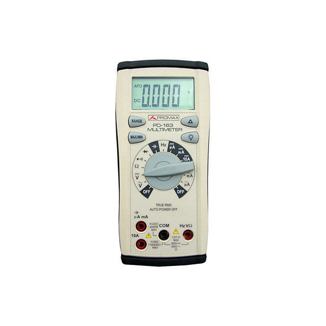 Digital multimeter - PD-163 - PROMAX ELECTRONICA - portable / 600 V / 10 A