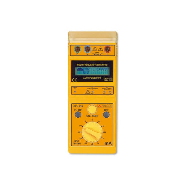 RCD tester - PE-365 - PROMAX ELECTRONICA - cabling / digital