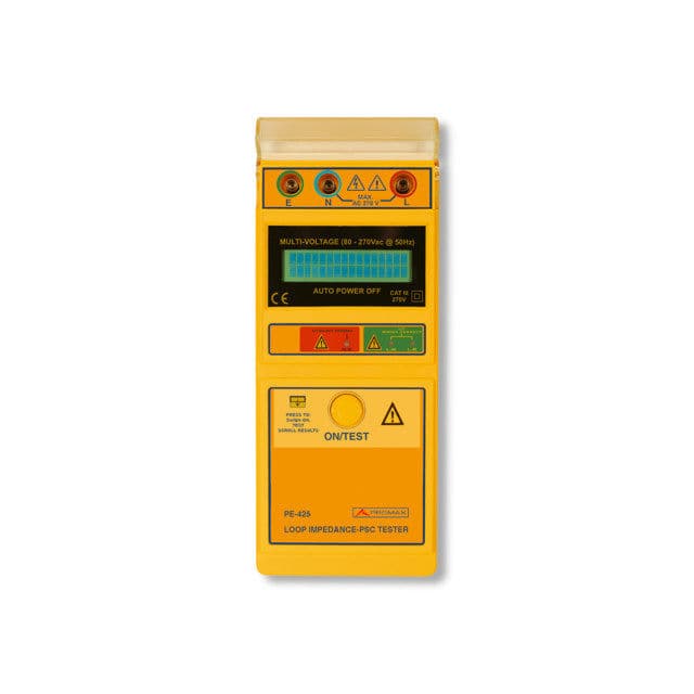 Earth loop impedance testing device - PE-425 - PROMAX ELECTRONICA ...