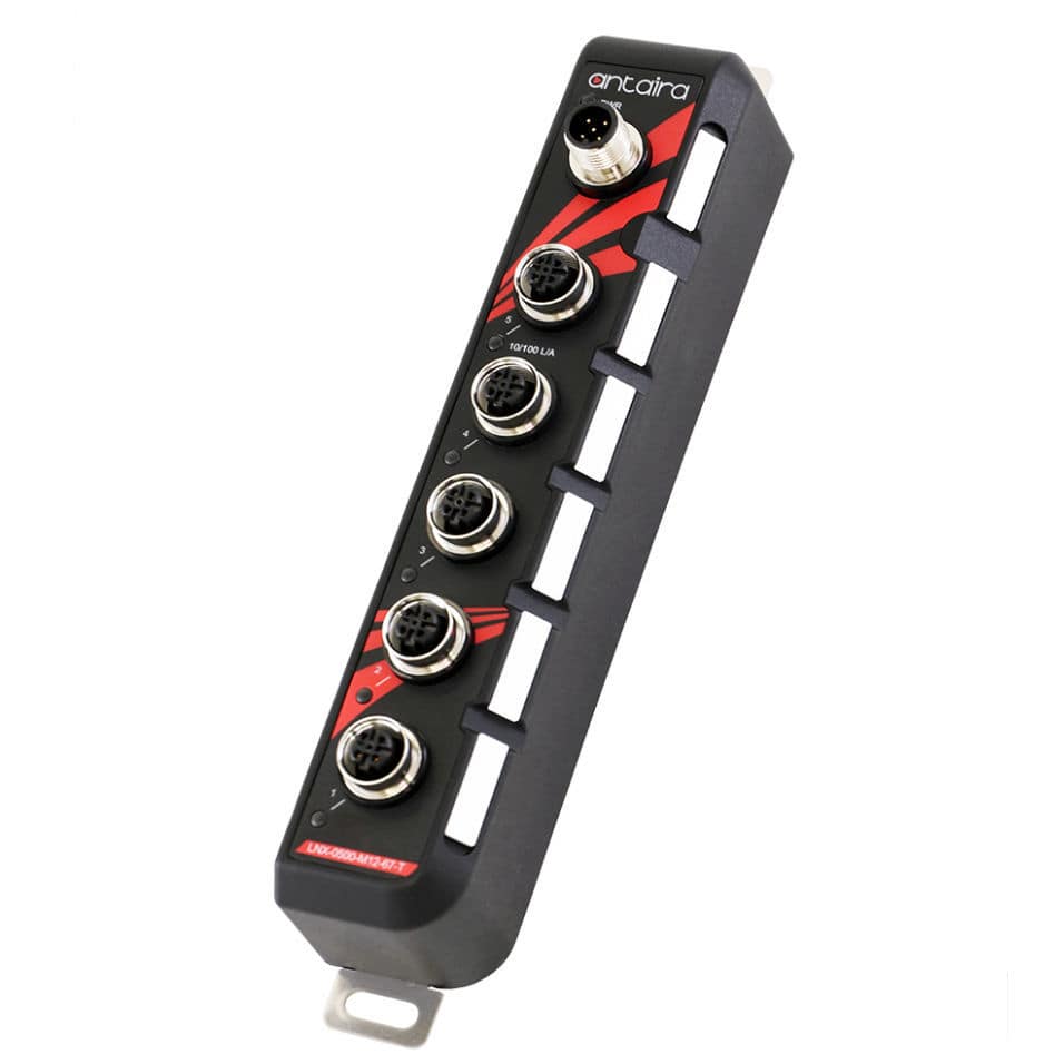 Unmanaged ethernet switch - LNX-0500-M12-67-T - Antaira Technologies ...
