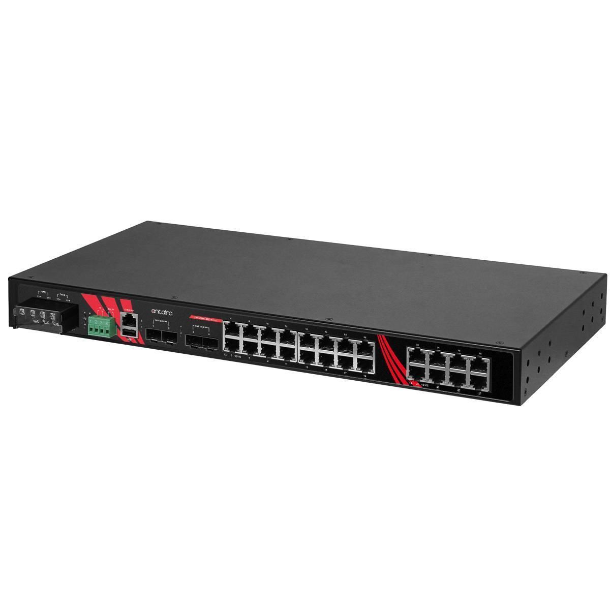 Managed ethernet switch - LMX-2804G-4XS - Antaira Technologies - 28 ...