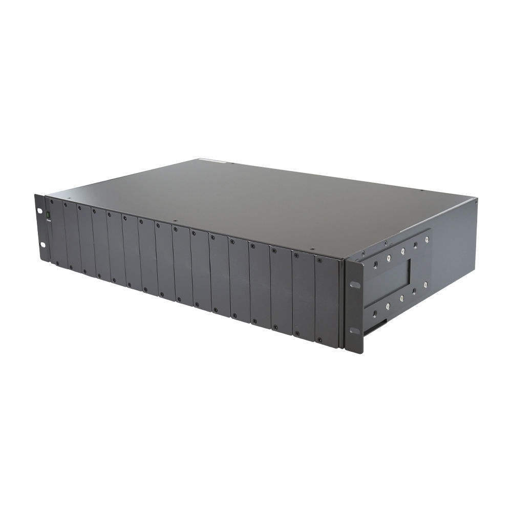 Rack-mount chassis - FCU-RACK16S - Antaira Technologies - 19" / 2U