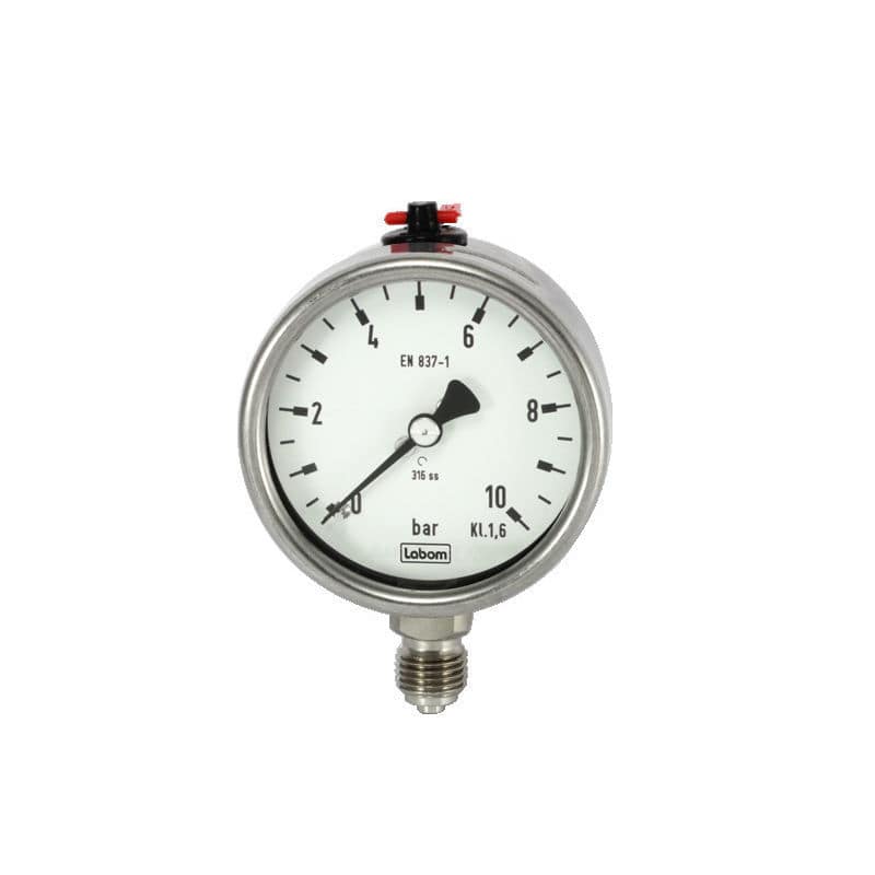 Differential pressure gauge - BA4 series - LABOM Mess- und Regeltechnik ...