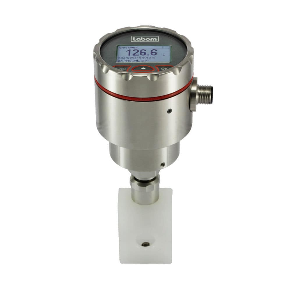 Wall-mount temperature transmitter - GV4 Clamp-on - LABOM Mess- und ...