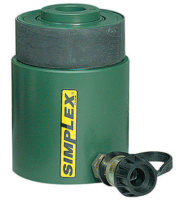 Hydraulic cylinder - RC1003A series - SIMPLEX - single-acting / hollow ...