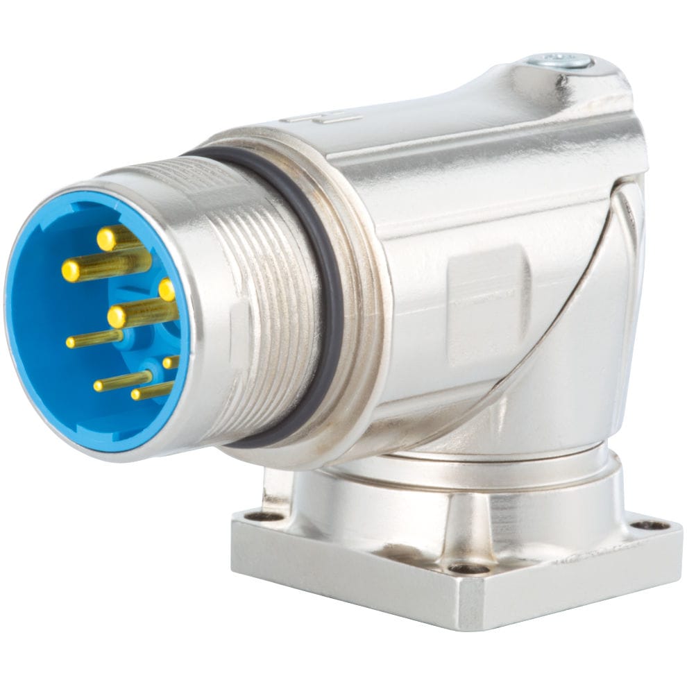 Hybrid connector - 7.639.100.000 - HUMMEL - circular / plug-in / flange