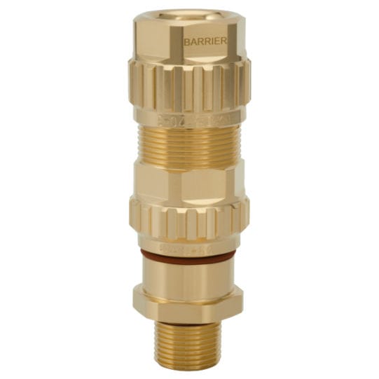 Brass cable gland - EXIOS +Barrier - HUMMEL - nickel-plated brass ...