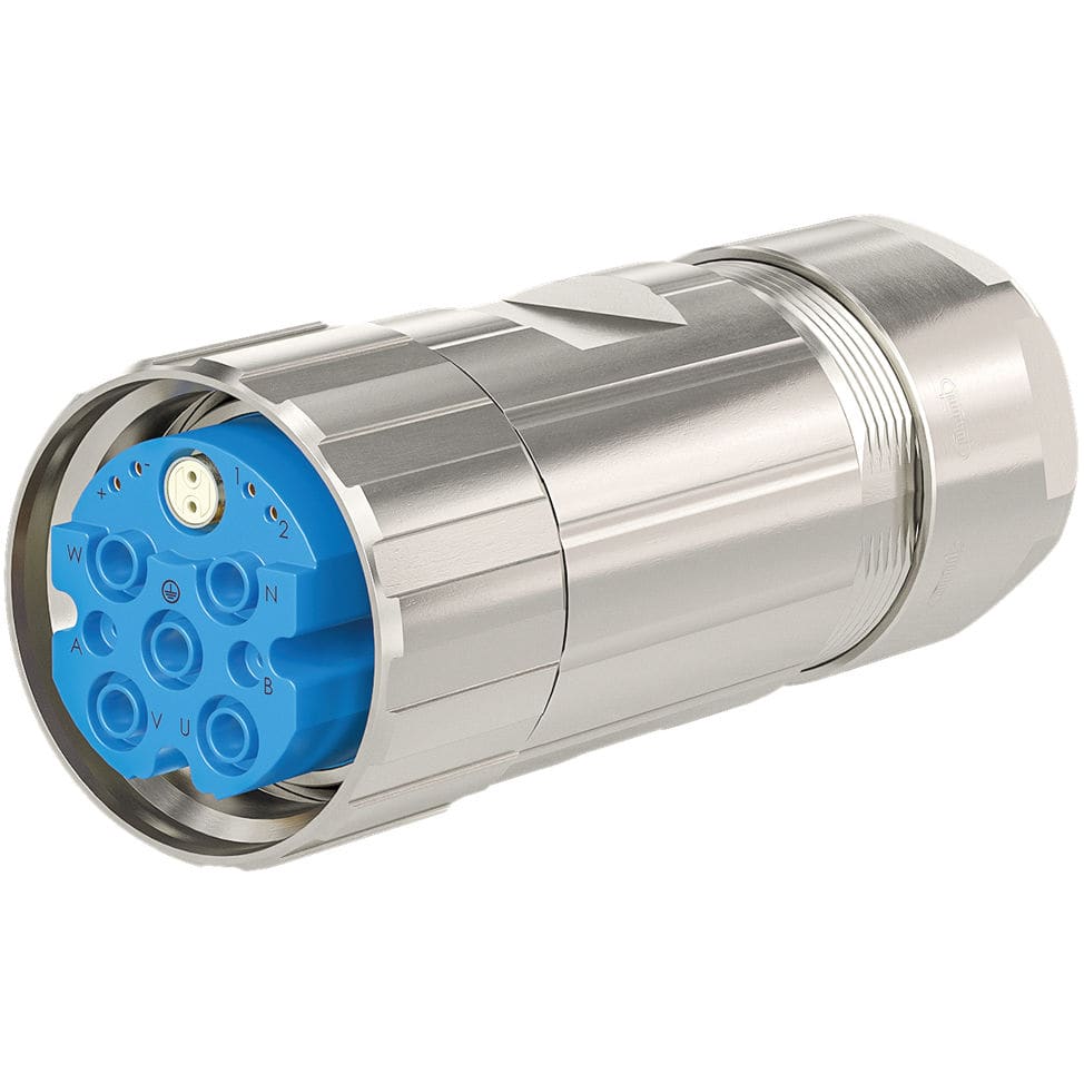 Hybrid connector - 7.71 Series - HUMMEL - Socket / circular / crimp