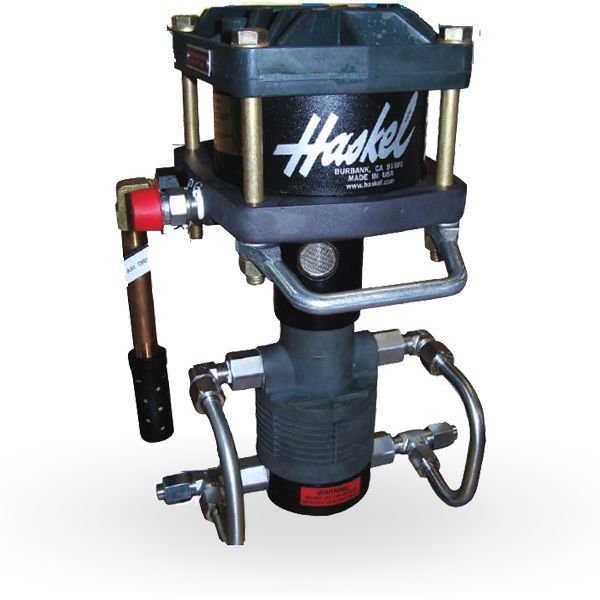 Piston pump - Haskel - water / for gas / for liquified gas
