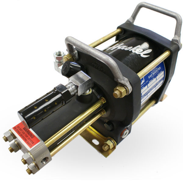 Piston pressure booster - AG series - Haskel - gas / single-stage