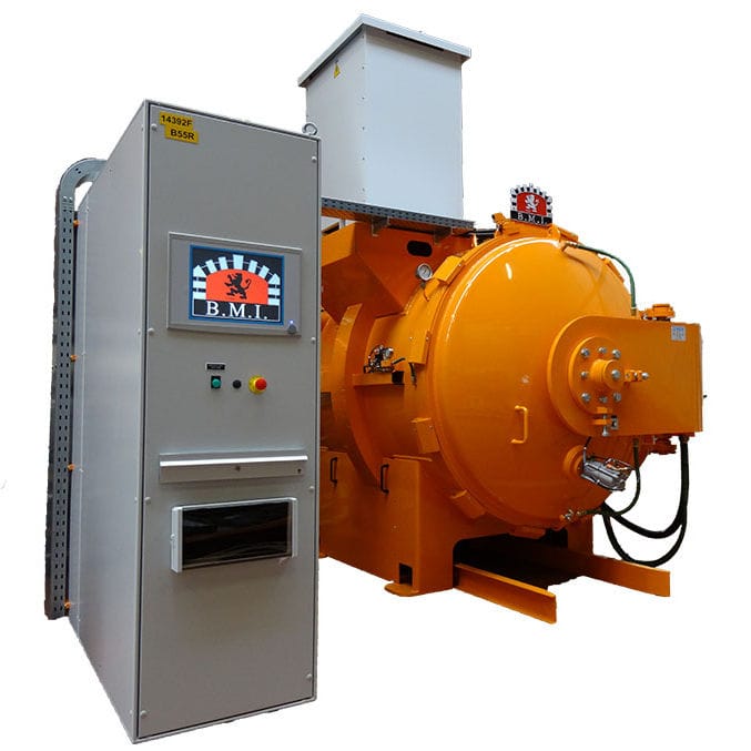 Rotary retort furnace - B5_R series - B.M.I. Fours Industriels ...