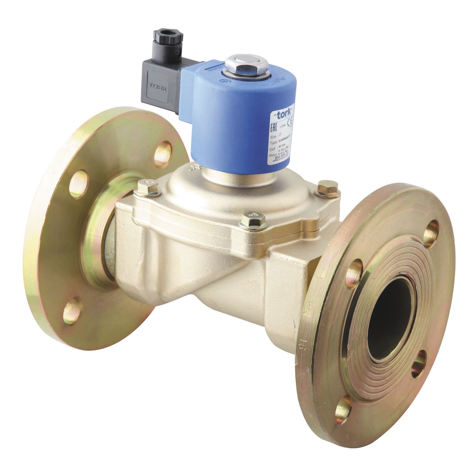 Servo-assisted solenoid valve - S1000 - SMS-TORK - 2-way / normally ...