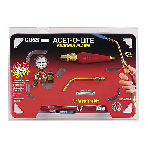 Flame brazing torch - KA, KX, BA, GA series - Goss Products - air-cooled