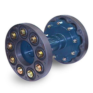 Flexible shaft coupling - Layrub - TWIFLEX - torque / flange