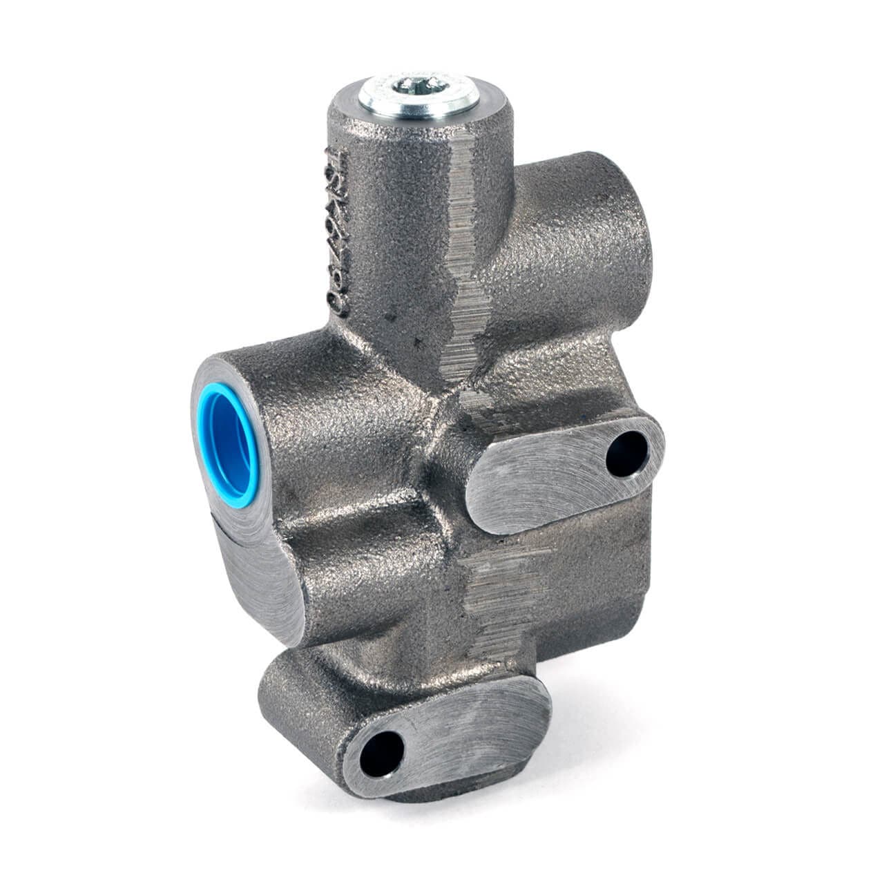 Oil flow divider - FV series - Webtec - fixed-priority / steel / cast iron