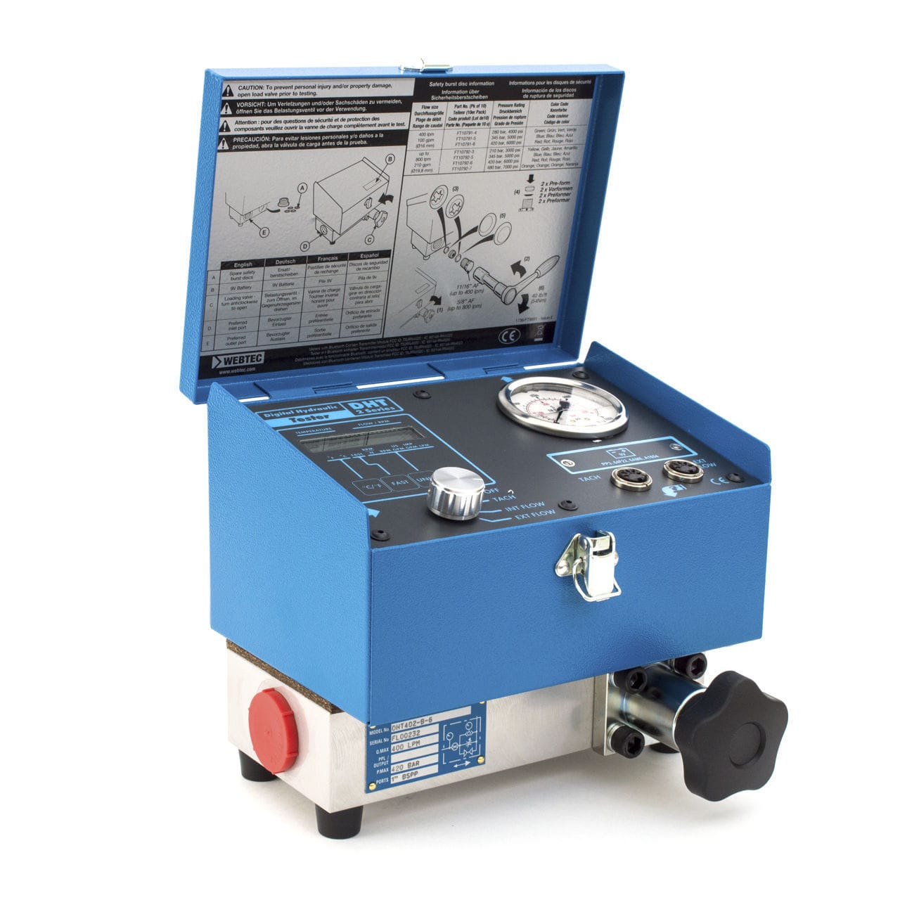 Temperature tester - DHT series - Webtec - pressure / flow / for ...