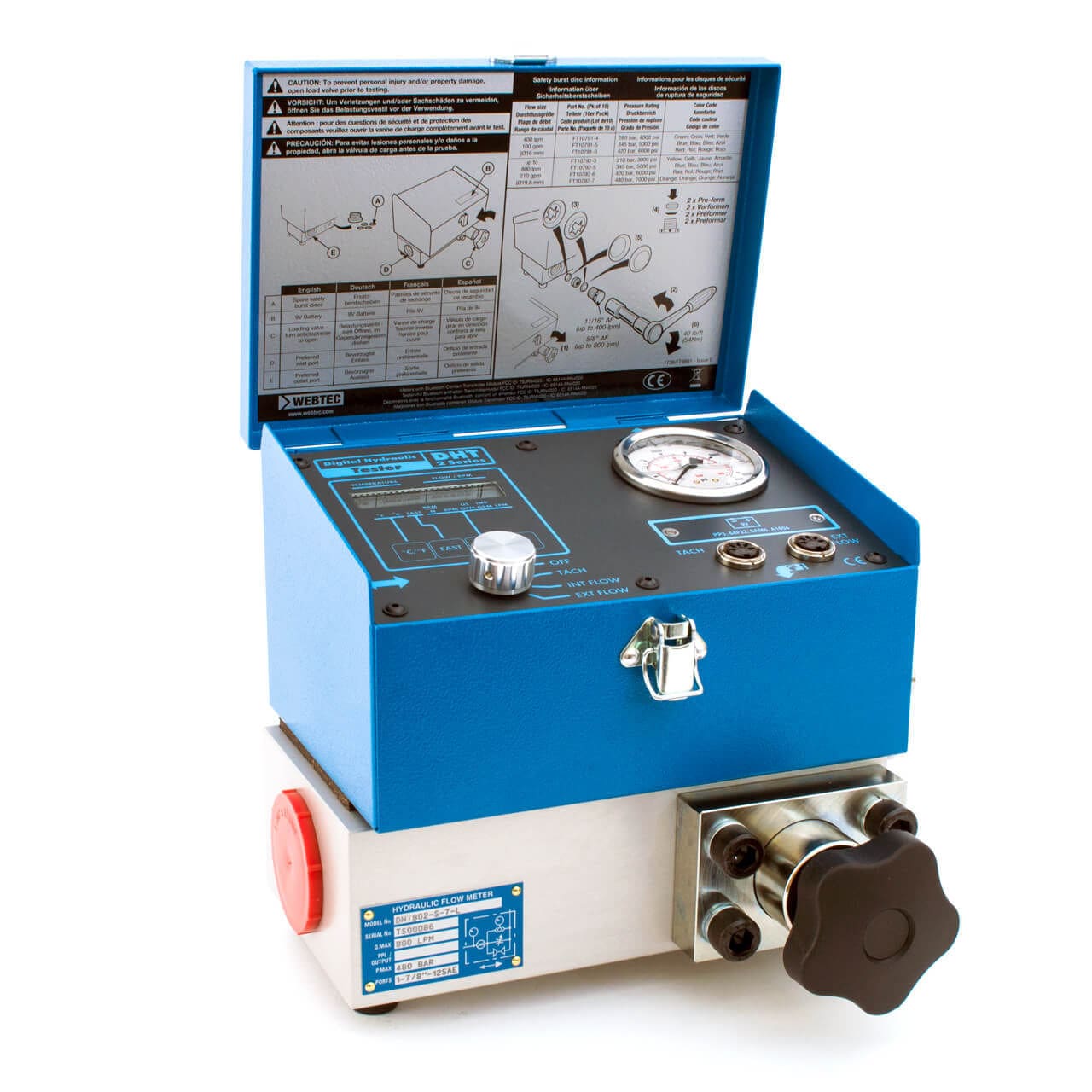 Temperature tester - DHT series - Webtec - pressure / flow / for ...
