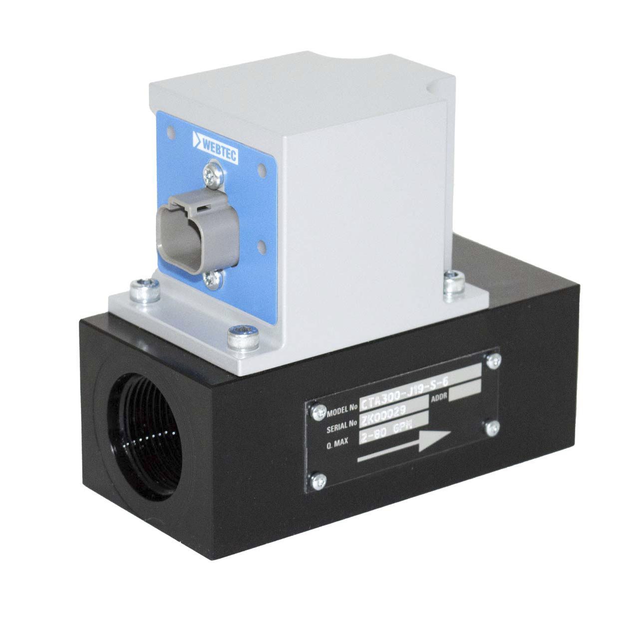 Volume flow monitor - CTA series - Webtec - for oil / IoT / rugged
