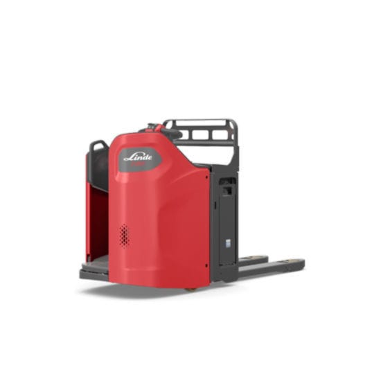 Electric pallet truck - T2 SP series - Linde Material Handling - stand ...