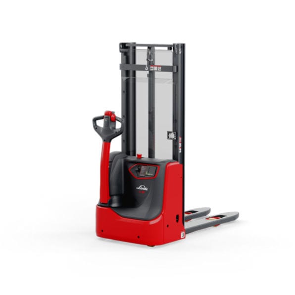 Electric stacker truck - L1 series - Linde Material Handling - walk ...