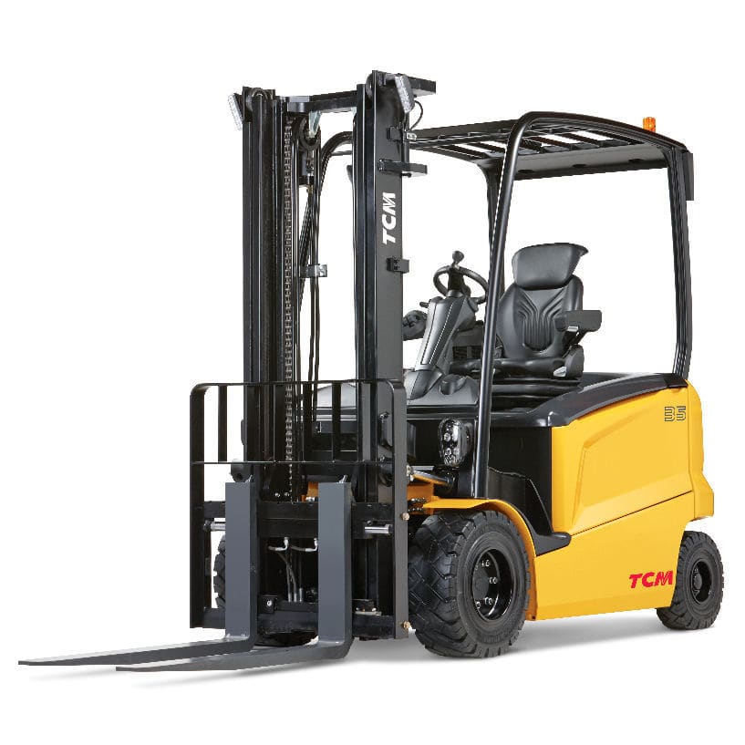 Counterbalanced forklift - FHB series - TCM Forklifts - electric / ride ...