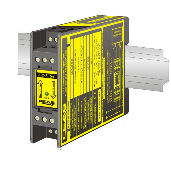 Radio interference suppression electronic filter - SFK12-4S2148 - FEAS ...