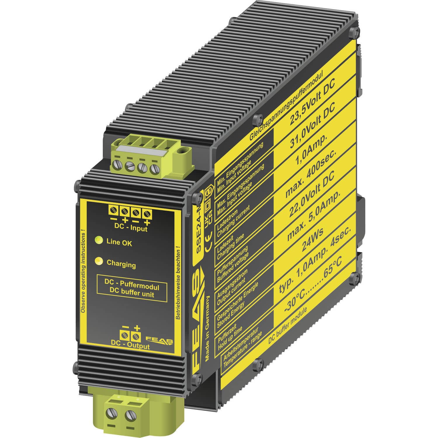 Parallel UPS - SSE24-M - FEAS GmbH - 24 Vdc / commercial / industrial