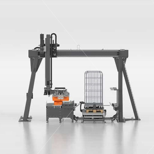 Gantry robot - HPS series - TRAPO GmbH - 3-axis / 2-axis / palletizing