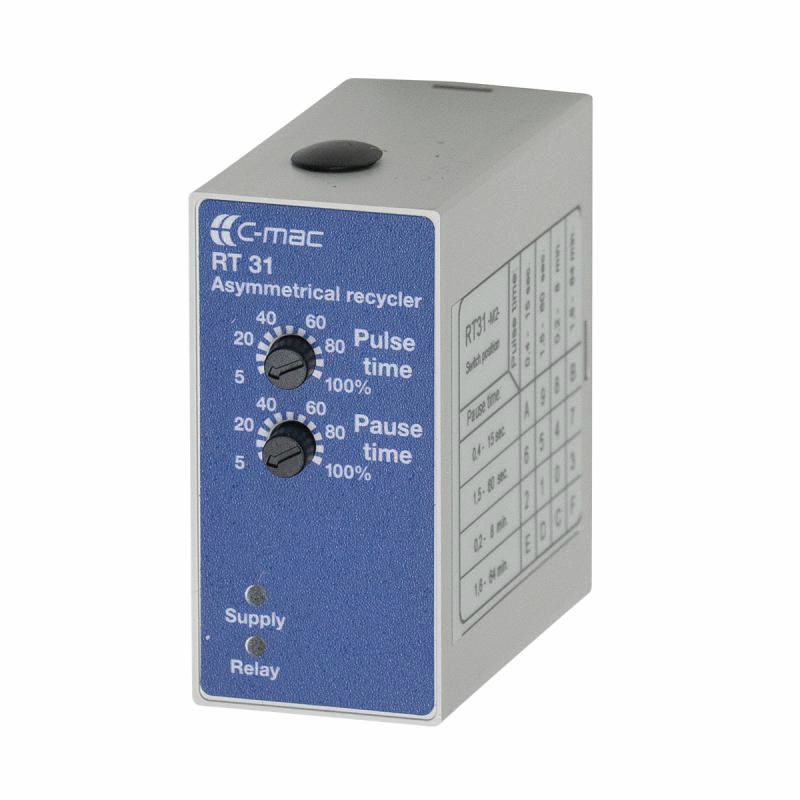 Electronic timer - RT31 series - COMADAN - multi-function / with housing / asymmetrical