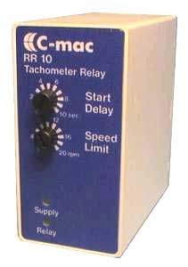 Speed monitoring relay - RR10 - COMADAN - AC/DC / panel-mount / adjustable