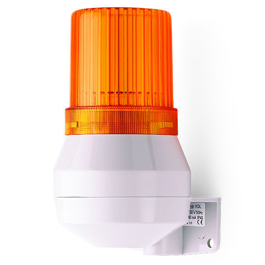 Fire warning horn - KDL - Auer Signal GmbH - with LED beacon / IP43