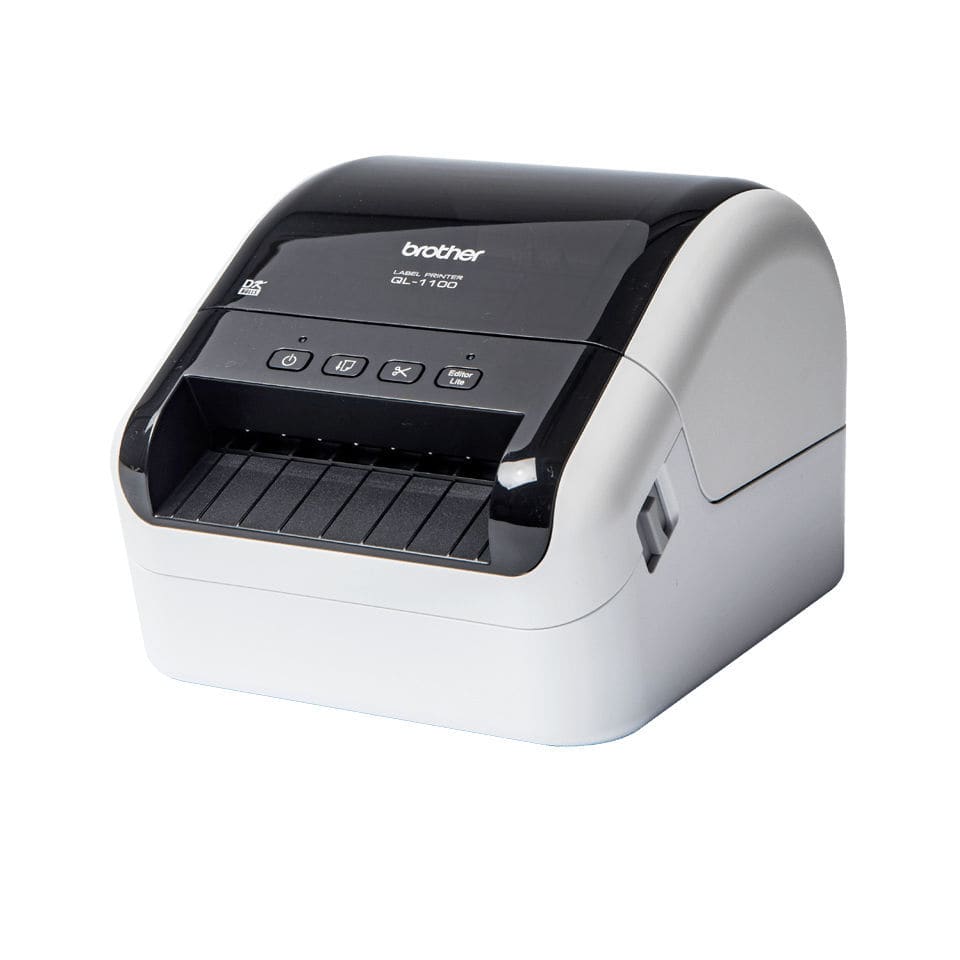 Direct thermal label printer - QL-1100 - Brother UK Ltd - desktop