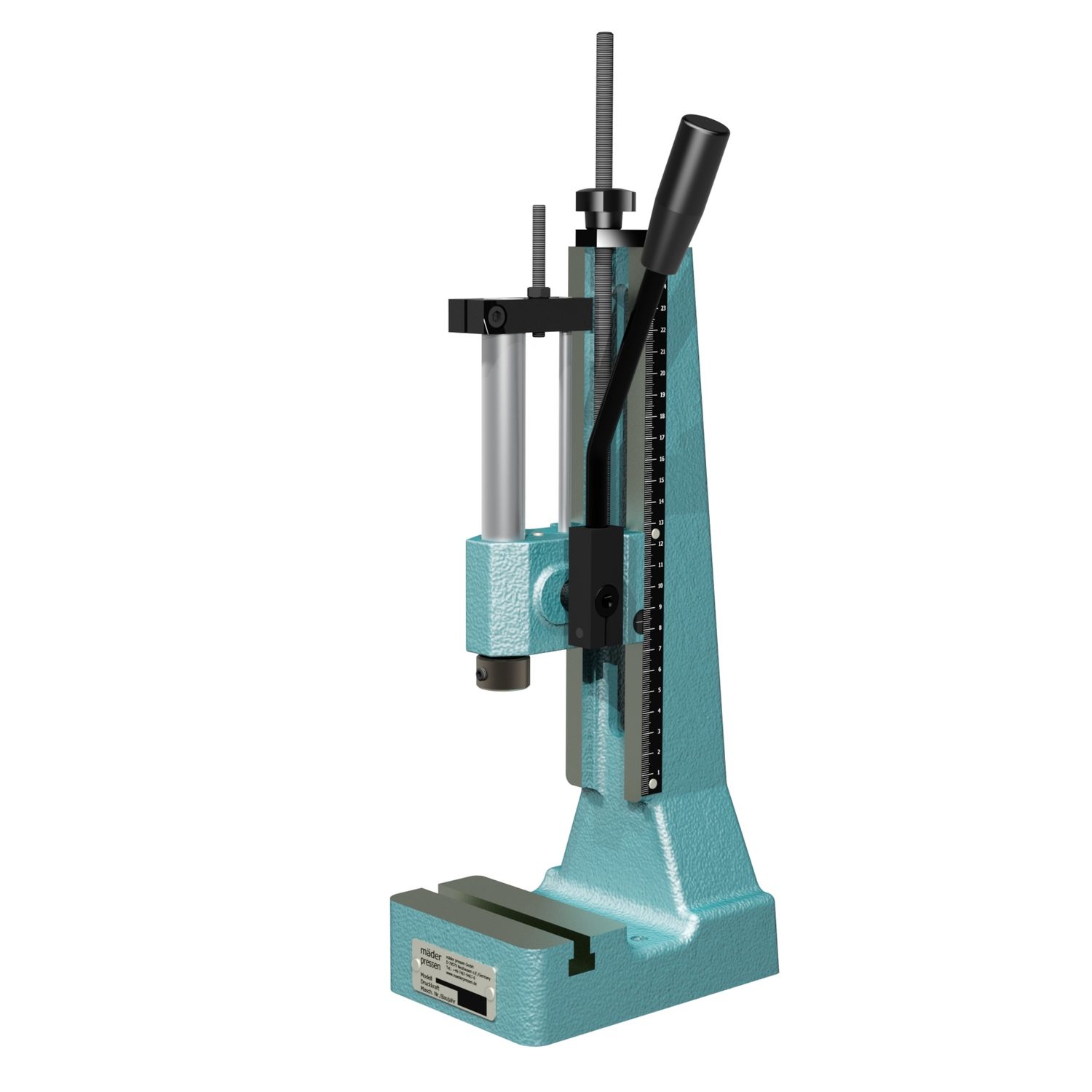 Manual press - APZ T 1-90 series - mäder Pressen - rack-and-pinion ...