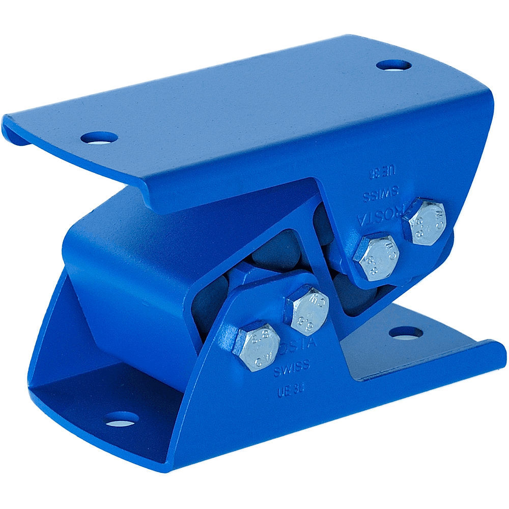 Rectangular anti-vibration mount - ESL - ROSTA - steel / low-frequency