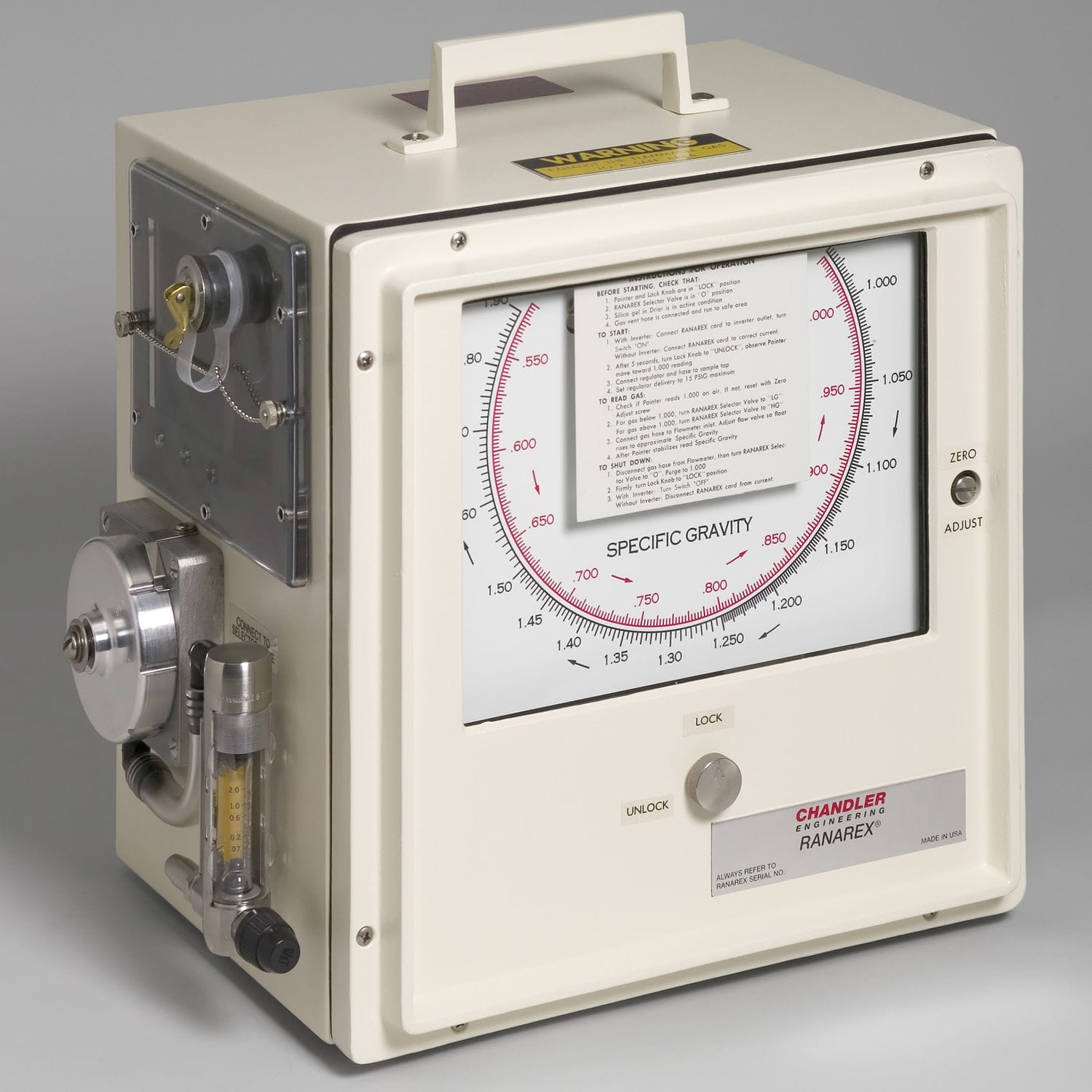 Portable density meter - Ranarex™ - AMETEK Process Instruments - for gas