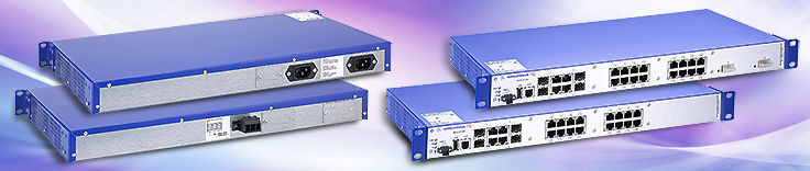 Managed network switch - MACH100 - HIRSCHMANN - 24 ports / gigabit ...