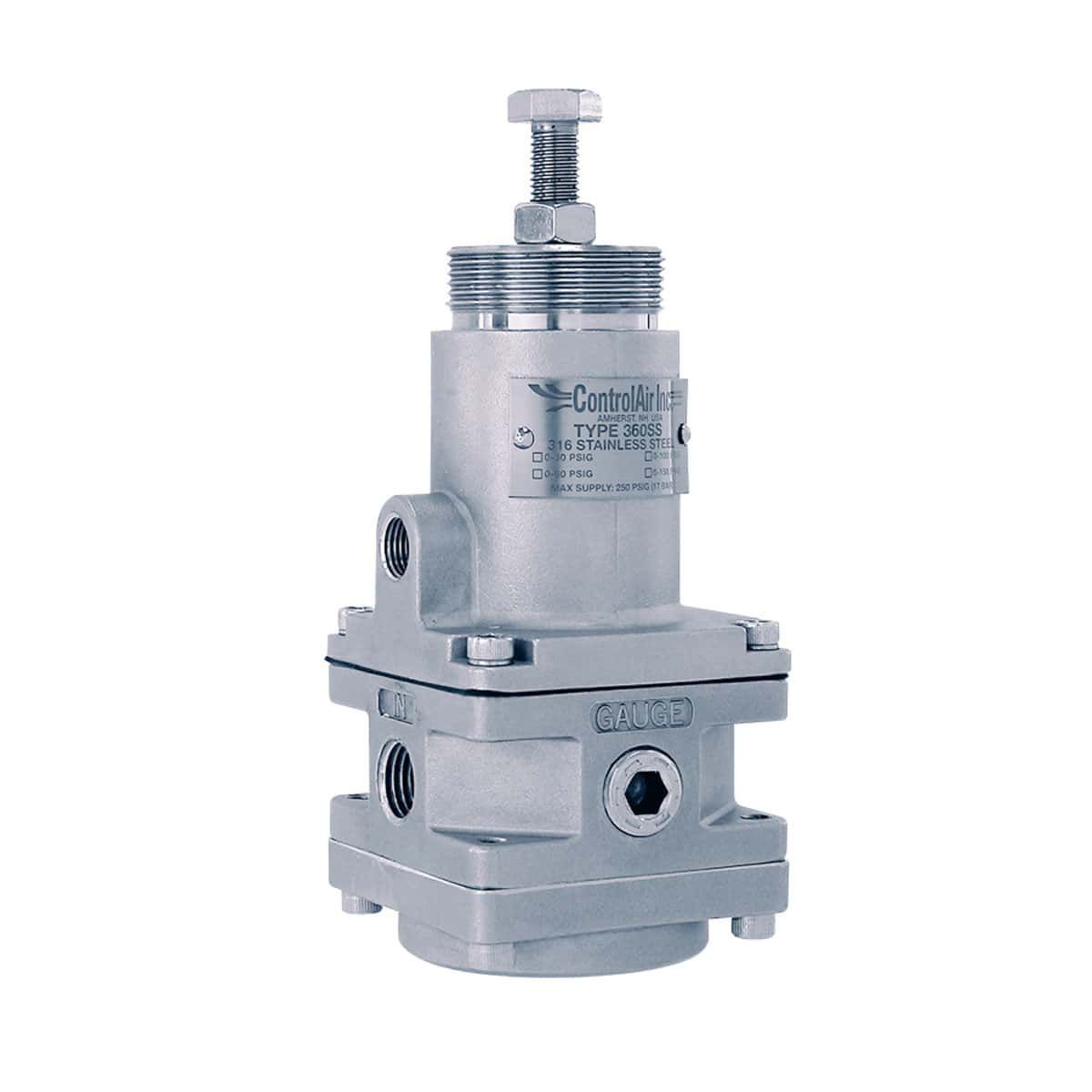 Air pressure regulator - Type 360 - ControlAir - diaphragm / single ...