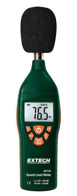 Integrating sound level meter - 407732 - Extech - class 2 / digital