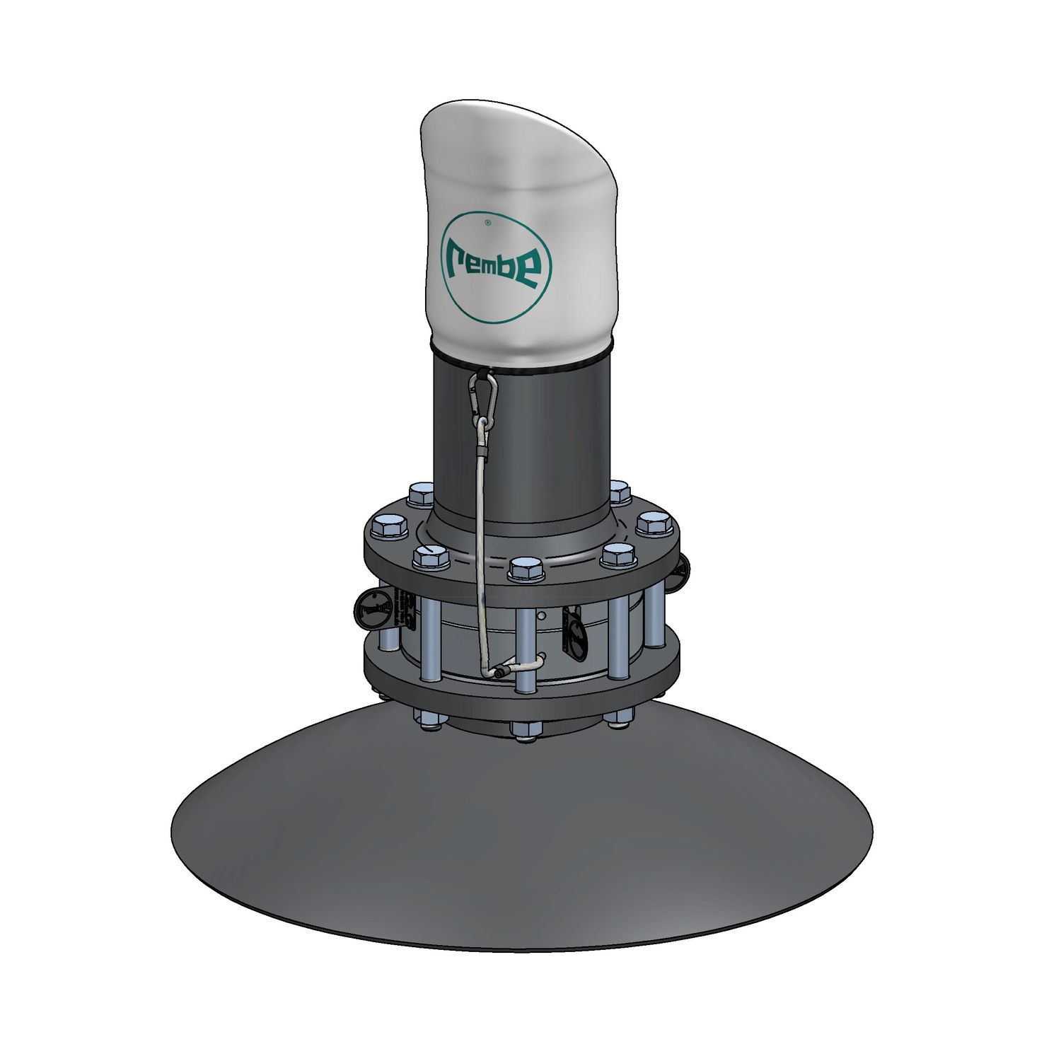 Tube end cap - TEP - REMBE® GmbH Safety+Control - non-threaded / round / PE