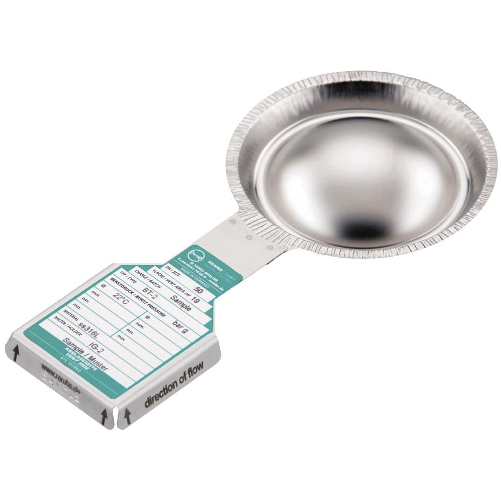 Single-layer rupture disc - BT - REMBE® GmbH Safety+Control - forward ...